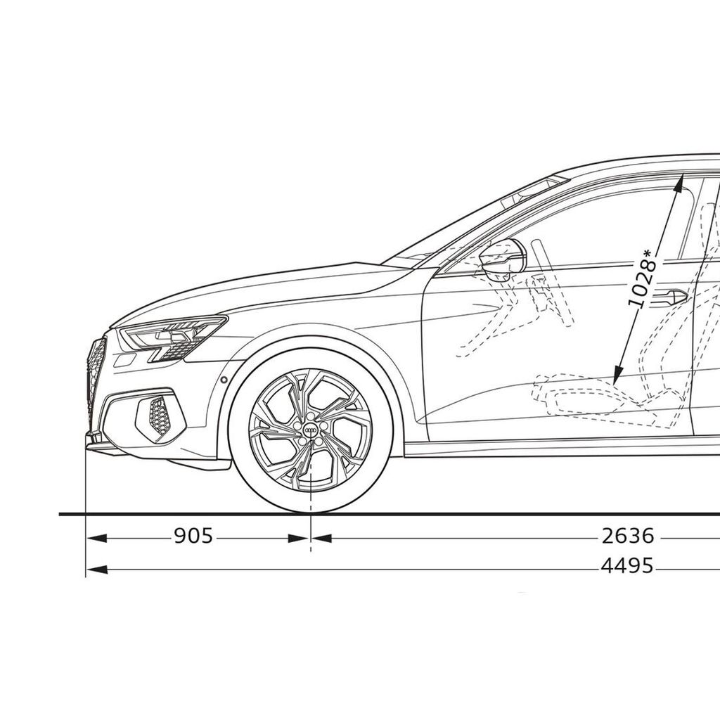 Audi A3 Limousine Masse